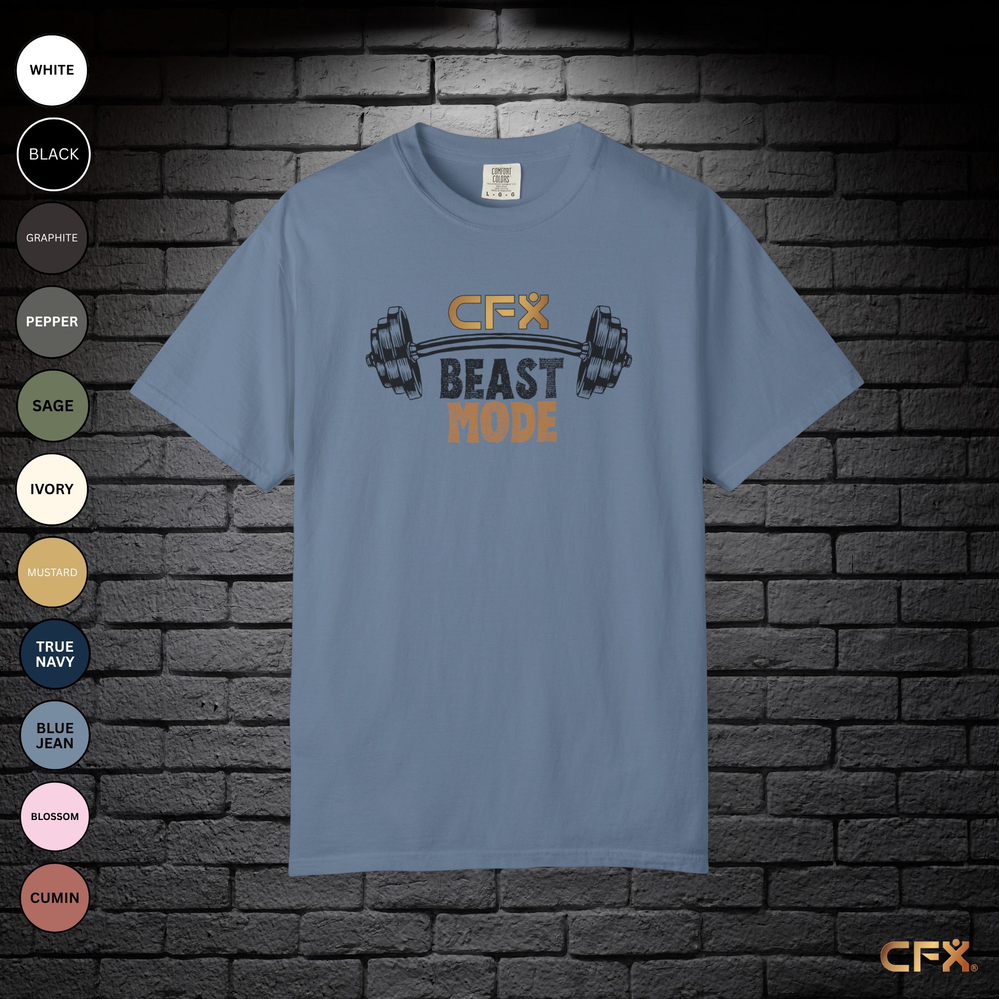 CFX Beast Mode Comfort Colors T-Shirt - CFX Fits